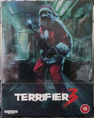 Terrifier 3 STEELBOOK - (4K Blu Ray + Blu Ray) - Zavvi Exclusive | eBay