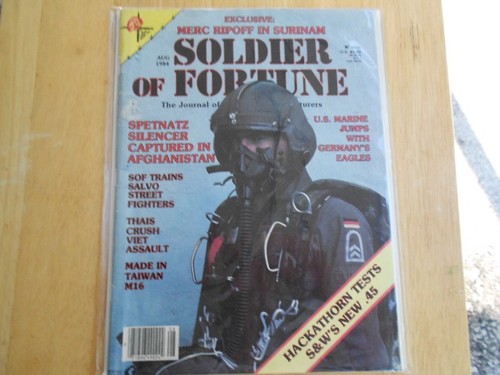 SOF Soldier of Fortune Magazine August 1984 Volume 9 Number 8 | eBay
