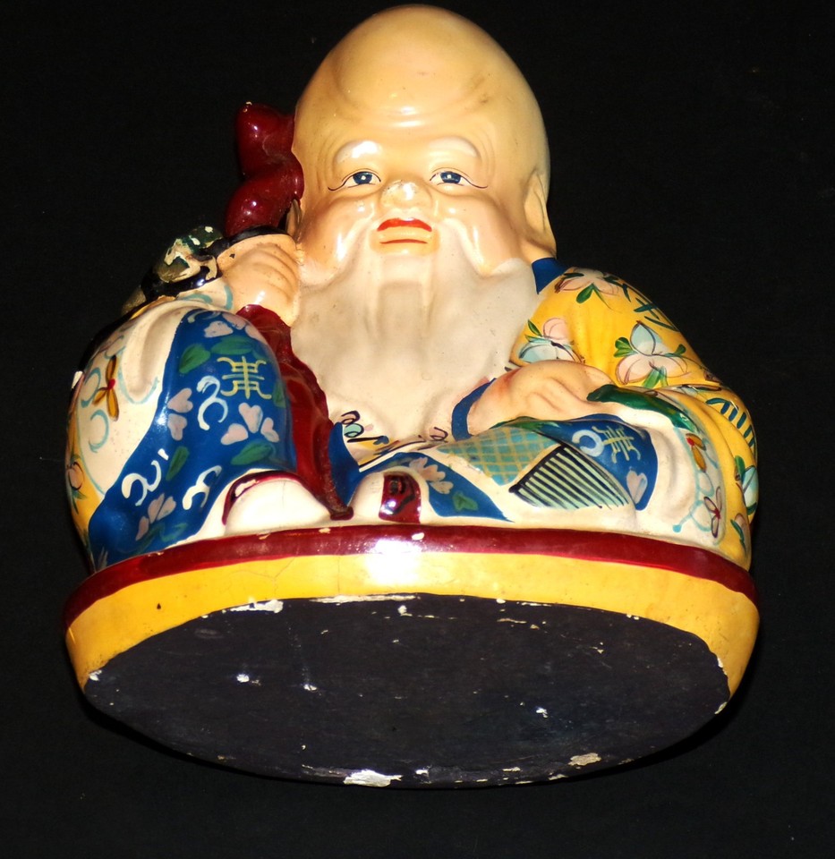 VTG 1900's Famile Rose Family Shou Lou Xing Chinese God of Longevity ...