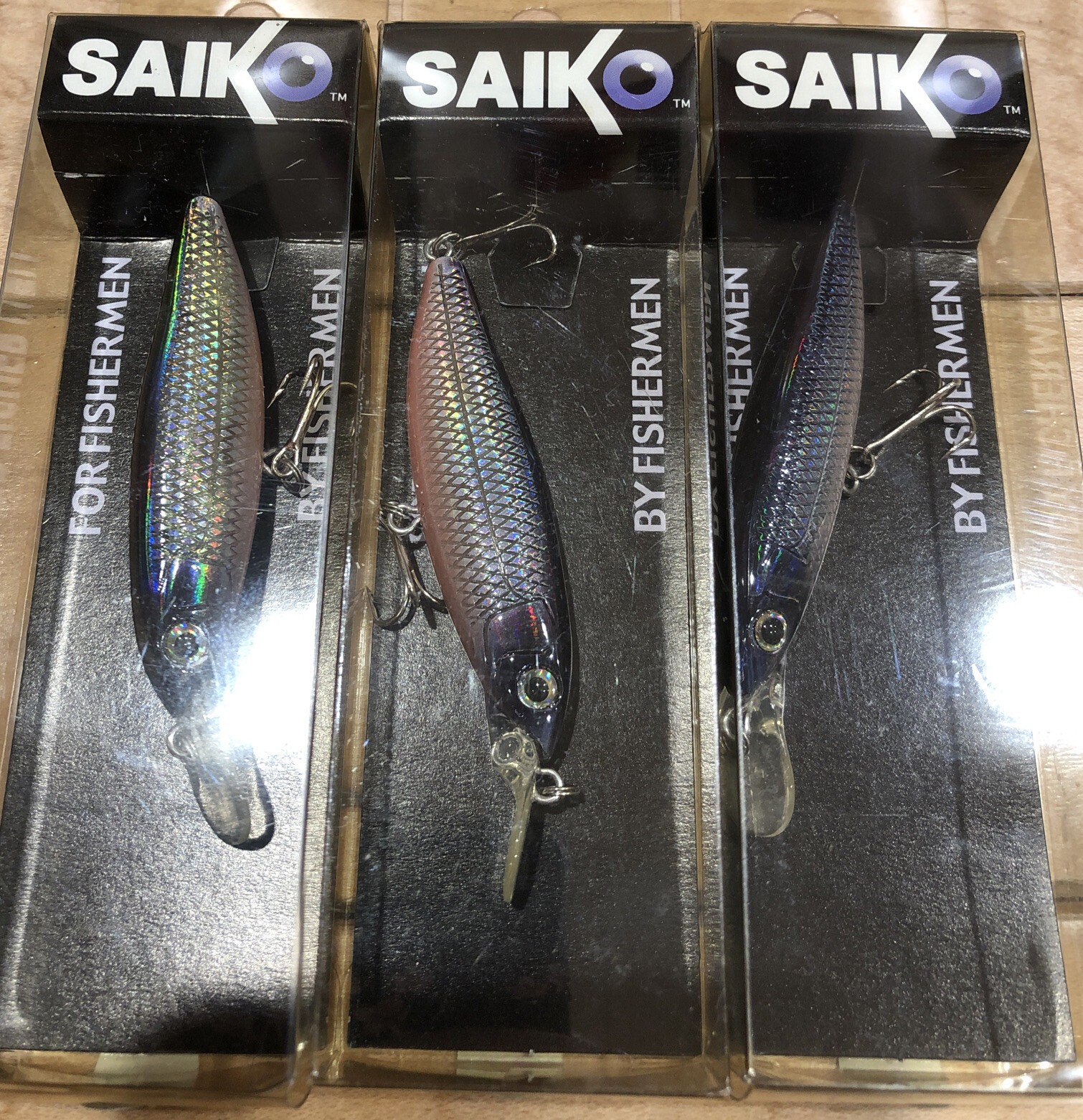 “Glow in the Dark” SAIKO Fish Lures 3-Piece Set | eBay