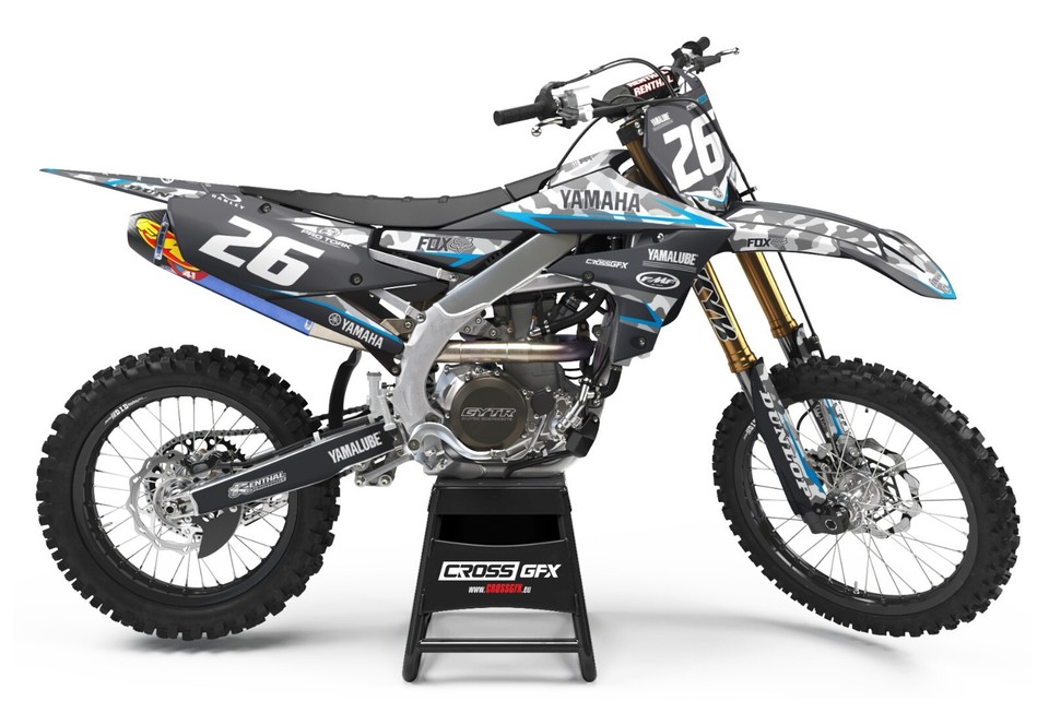 2005 2006 2007 YZ 125 250 Graphics Kit For YAMAHA YZ125 YZ250 Polisport ...