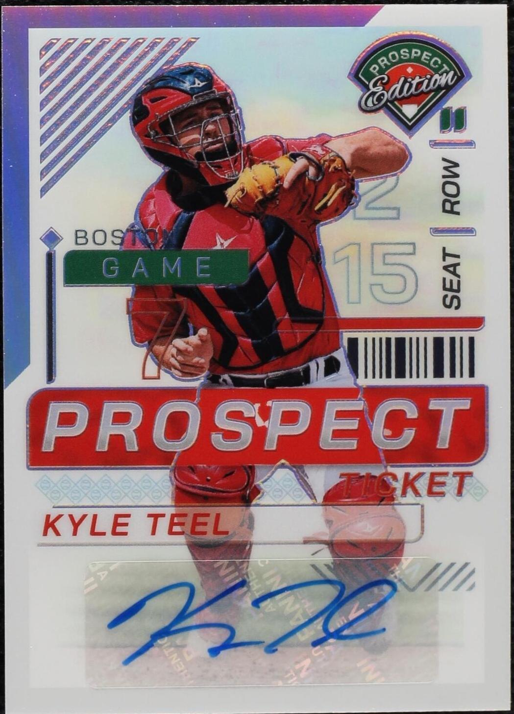 2024 Panini Prospect Edition - Kyle Teel #157 Silver Prizm Signatures ...