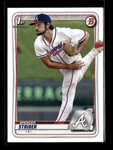 2020 Bowman Draft Paper Spencer Strider Atlanta Braves #BD-20 3 Card ...