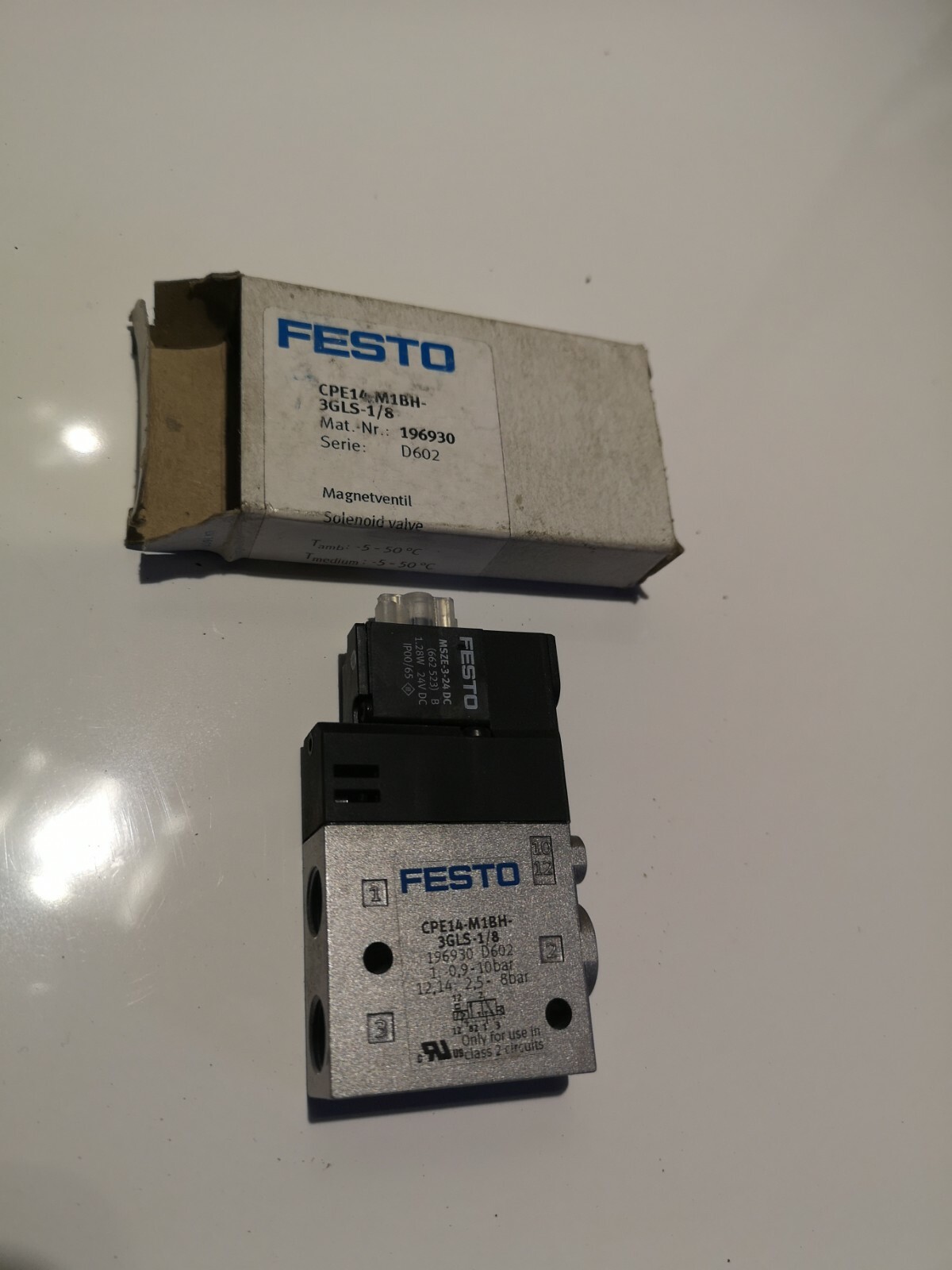 FESTO Magnetventil CPE14-M1BH-3GLS-1/8 196930 | eBay