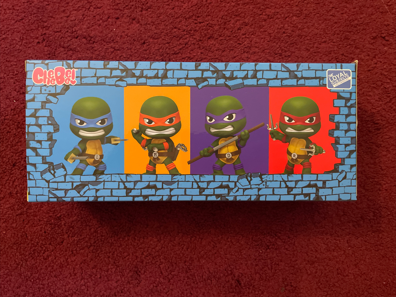 SDCC 2023 Teenage Mutant Ninja Turtles Cheebees 4-Pack TMNT Loyal ...