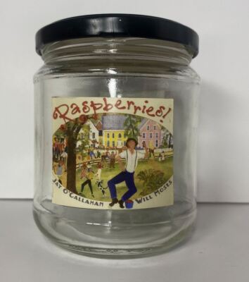Raspberries and Johnny Appleseed Jar | eBay Australia