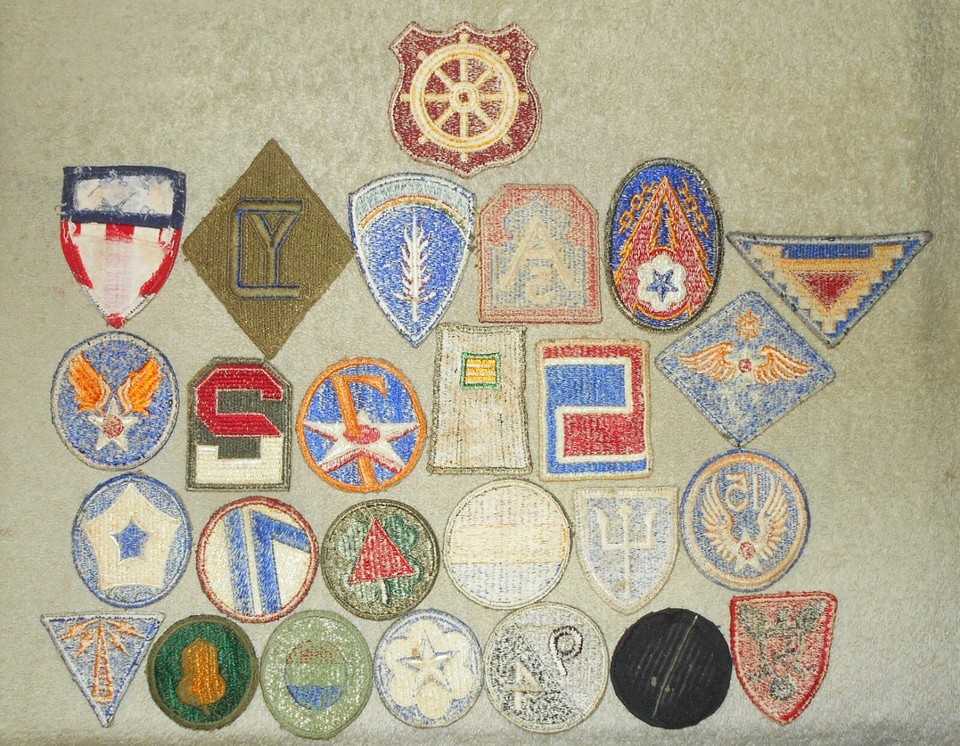 Vintage Mixed Military Army Patch Lot 26 Patches All Different | eBay