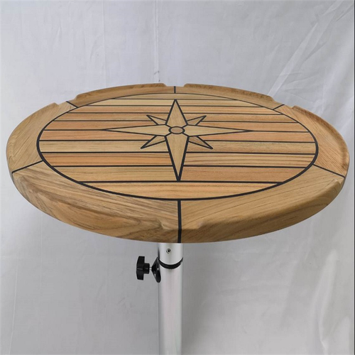 Boat Ellipse Oval Teak Table Top Star Inlay 440x580/600x800mm Marine ...