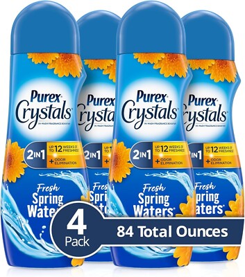 Purex Crystals In-Wash Fragrance and Scent Booster, Fresh Spring Waters ...