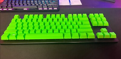 Tournament edition Razer huntsman - Green Key caps Keyboard | eBay