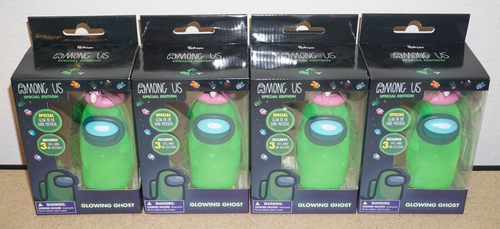 4x Among Us Special Edition Glowing Ghost Crewmate Action Figure Hat ...