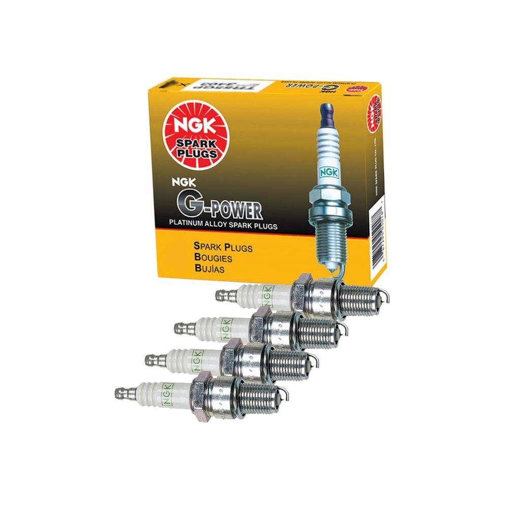 For Toyota Hyundai Audi Chevrolet Set of 4 Spark Plugs NGK G-Power ...