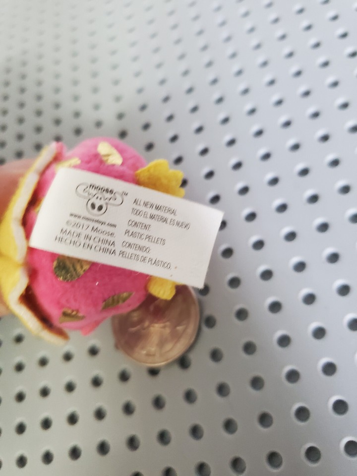 Moose Pikmi Pops Pink peacock? toy plushie | eBay