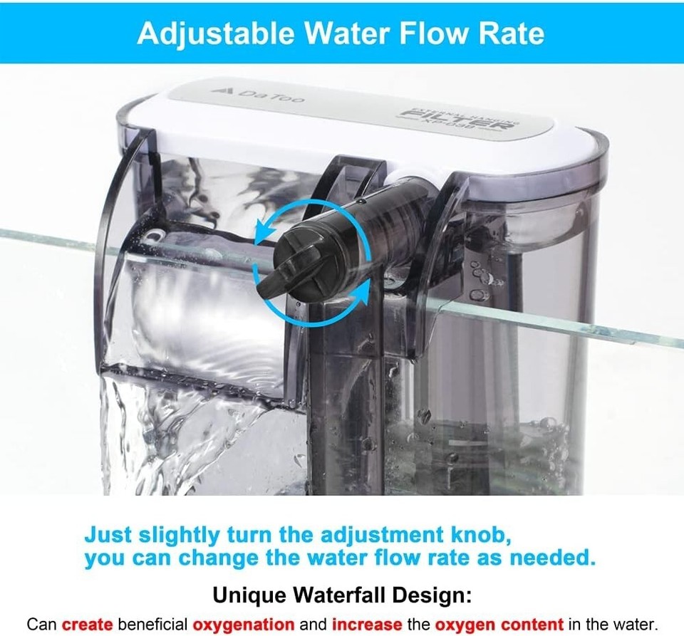 Aquarium Hang On Filter Small Fish Tank Hanging Filter Filtration ...