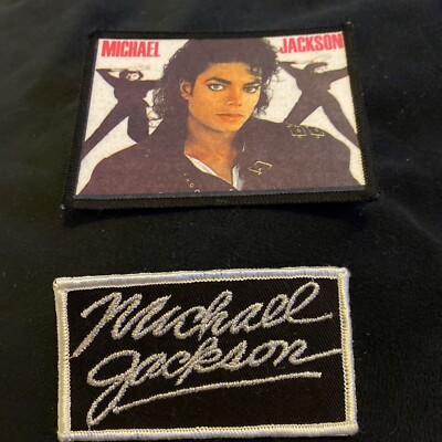 VTG 80’s Lot Of 2 Different MICHAEL JACKSON Sew On Patches | eBay