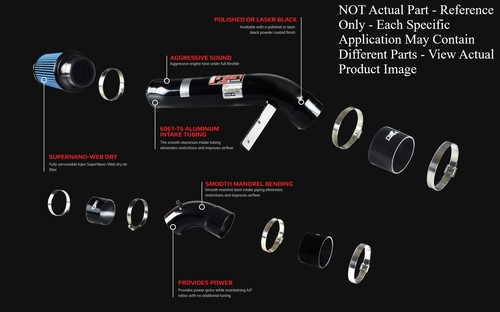 Injen RD Cold Air Intake System Silver for 99-00 Honda Civic EX/EL/HX ...