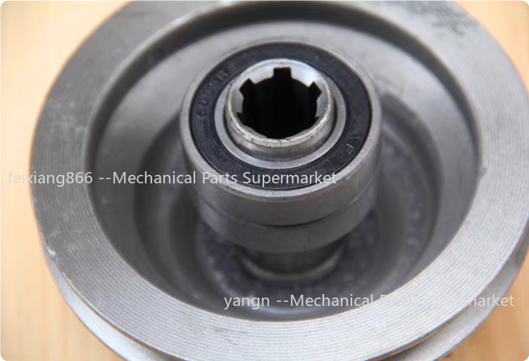 16MM Bench Drill Press Main Shaft Drive Shaft Spline Sleeve Gear Shaft ...