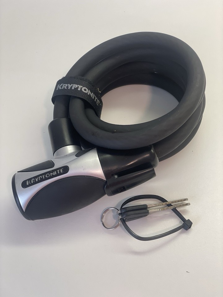 Kryptonite Evolution With 5’Flex Security Cable Two Keys | eBay