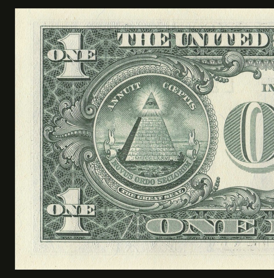 Year Note 2010 in the Serial Number Leading Position $1 Dollar Bill ...