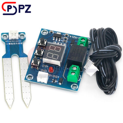 XH-M214 DC 12V Humidity Controller Soil Sensor Irrigation LED Display ...