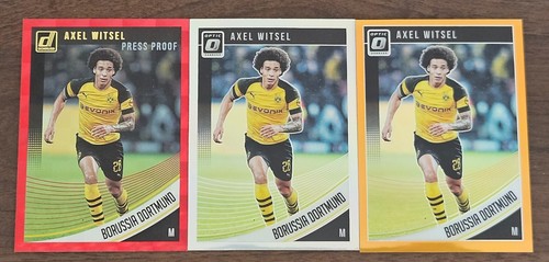 (3) donruss 2018/19 Witsel BVB Borussia Dortmund Lot RED,Optic HOLO + ORANGE /99 | eBay.de