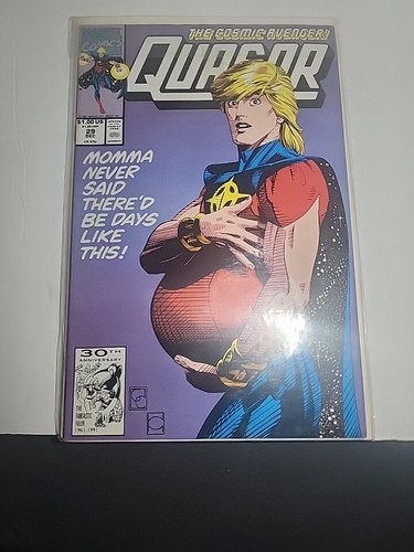 Marvel Comics Quasar #29 Vol. 1 1991, Vintage Comic Book Boarded ...