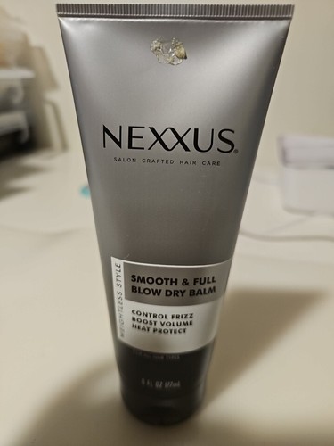 Nexxus Smooth & Full Blow Dry Balm Frizz Control Heat Protect Volume 6 ...