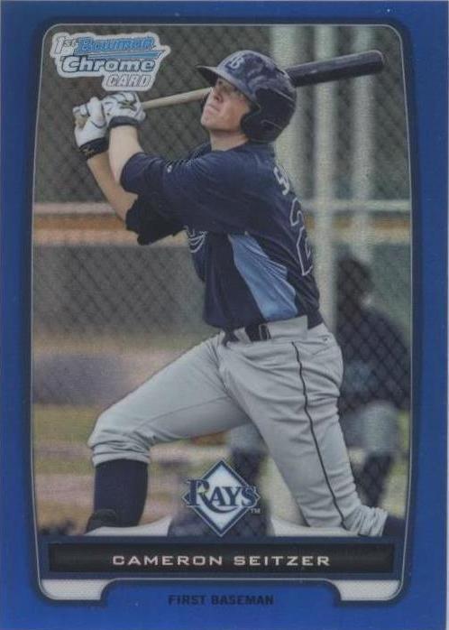 2012 Bowman Chrome - Prospects Cameron Seitzer #BCP157 Blue Refractor ...
