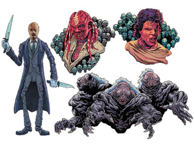 Clive Barker Nightbreed Wall Decor 4 Pc Set Horror Art Home Decor ...