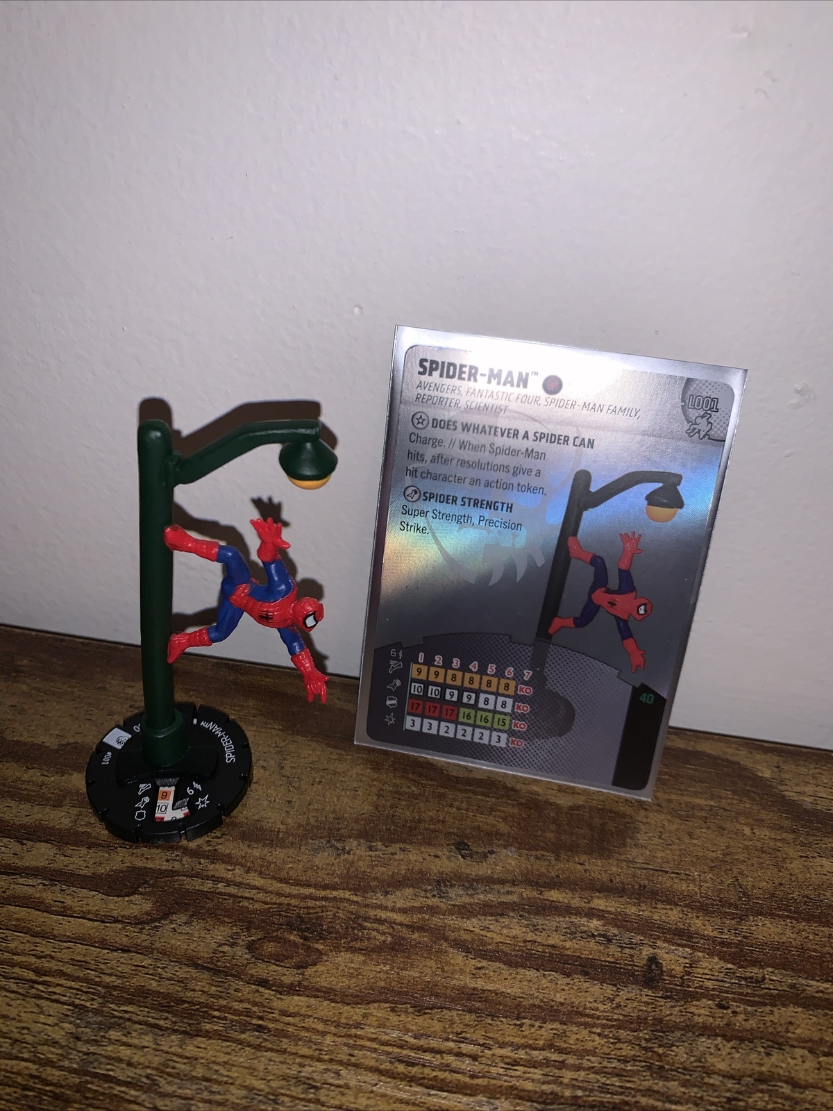 Marvel Heroclix SPIDER-MAN - L001 LEGACY CARD And Figure | eBay