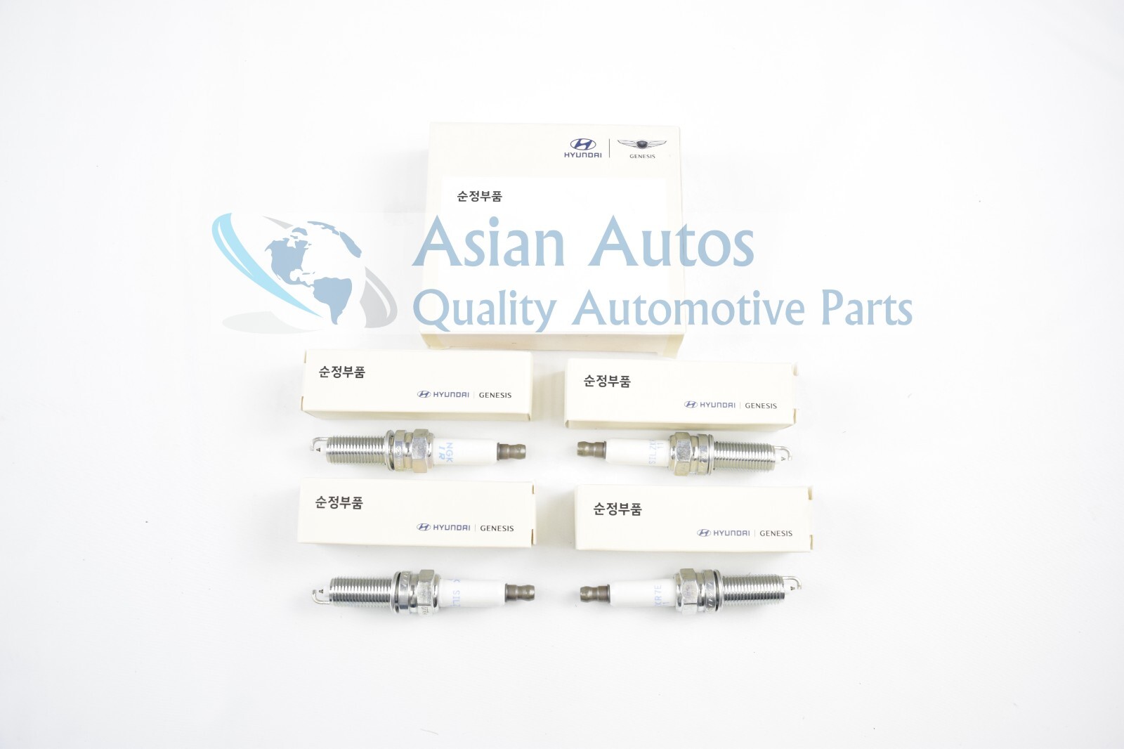 Genuine Hyundai 2015-2021 Spark Plug 4PCS 1884911070 OEM | eBay