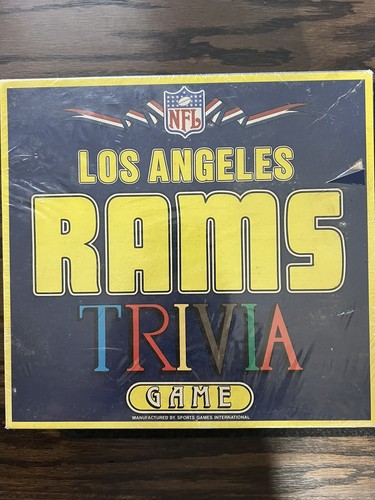 Los Angeles Rams Football Trivia Board Game Vintage Sealed 87304002053 ...