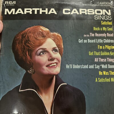 SEALED LP Southern Gospel Martha Carson "Sings" RCA Camden 906 | eBay