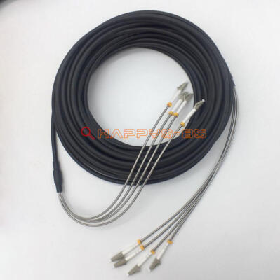 Outdoor Field Fiber Patch Cord LC to LC MM Multi-Mode 4 Strand Fiber ...