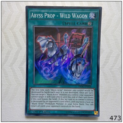 Abyss Prop - Wild Wagon - DESO-EN026 - Super Rare 1st Edition Yugioh | eBay