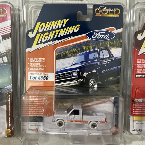Johnny Lightning Ford Ranger XL White Lightning Chase W/ Protector | eBay