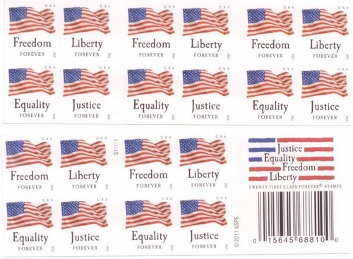 USPS Forever Stamps "Four Flags" Booklet of 20 20 stamps | eBay