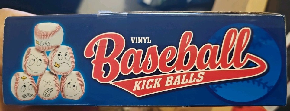 Baseball Kickball Vinyl Punch Them Kick Them Collect Them Hand ...
