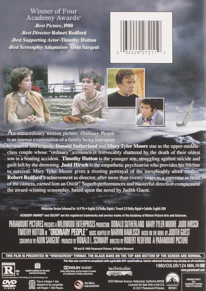 Ordinary People (DVD) Donald Sutherland Mary Tyler Moore Judd Hirsch | eBay