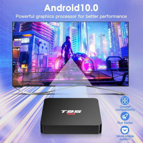 EASYTONE Android TV Box 10.0, 2GB RAM 16GB ROM Quad-Core Black | eBay