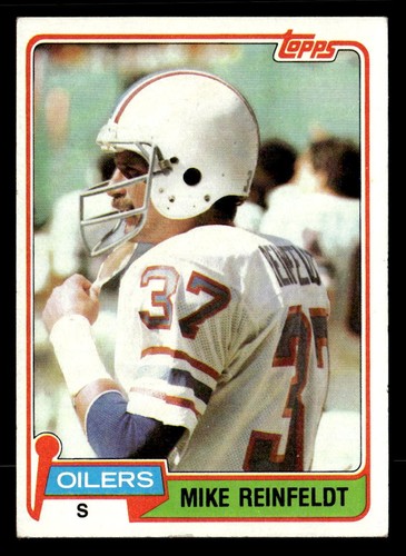 Mike Reinfeldt 1981 Topps Card #491 Houston Oilers | eBay