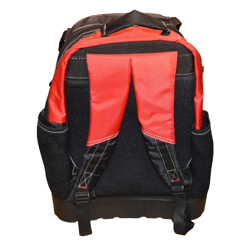 TS Hard base canvas tool backpack bag - Internal pockets & expanding ...