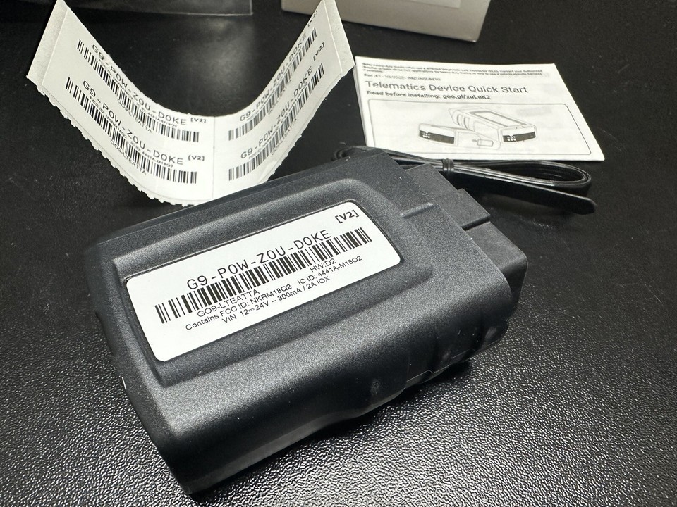 Geotab GO9-LTE GPS Vehicle Tracking ATT G09LTEATT+ Harness HRN-GS16K2 ...