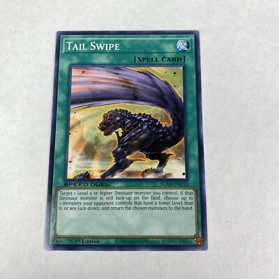 Yugioh Tail Swipe SGX4-ENC13 Common 1st Edition Speed Duel Midterm Destruction | eBay