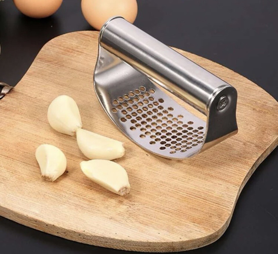 Hand Presser Ring Garlic Press Crusher Ginger Squeezer Masher Kitchen ...