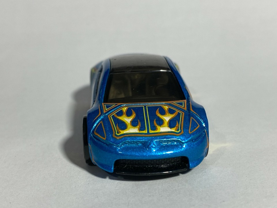Hot Wheels Mitsubishi Eclipse Concept Car Blue With White Orange Flames ...