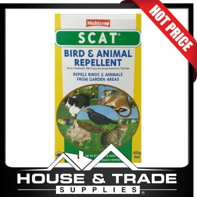 SCAT Bird And Animal Repellent 400g Up To 240sqm Of Coverage 33-010 ...