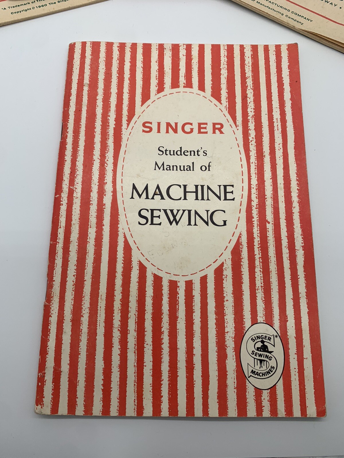 1958 & 1960 Lot Of 5 Singer sewing machine student Manuel’s Booklets ...