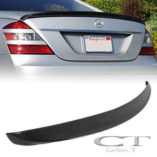 Carbon Fiber Mercedes Benz W221 Rear Trunk Spoiler A Type S500 S350 ...
