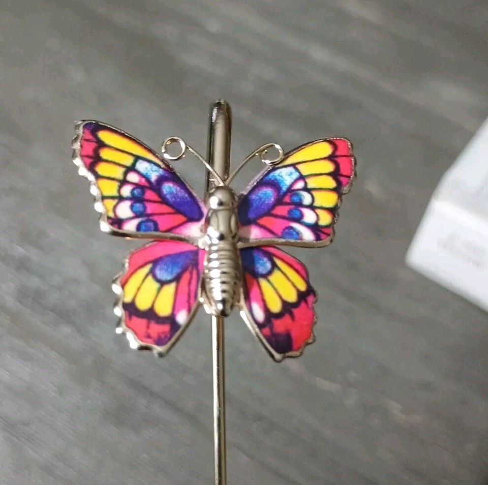 Interpur Metal Brass Monarch Butterfly Bug Bookmark Taiwan #3640 ...